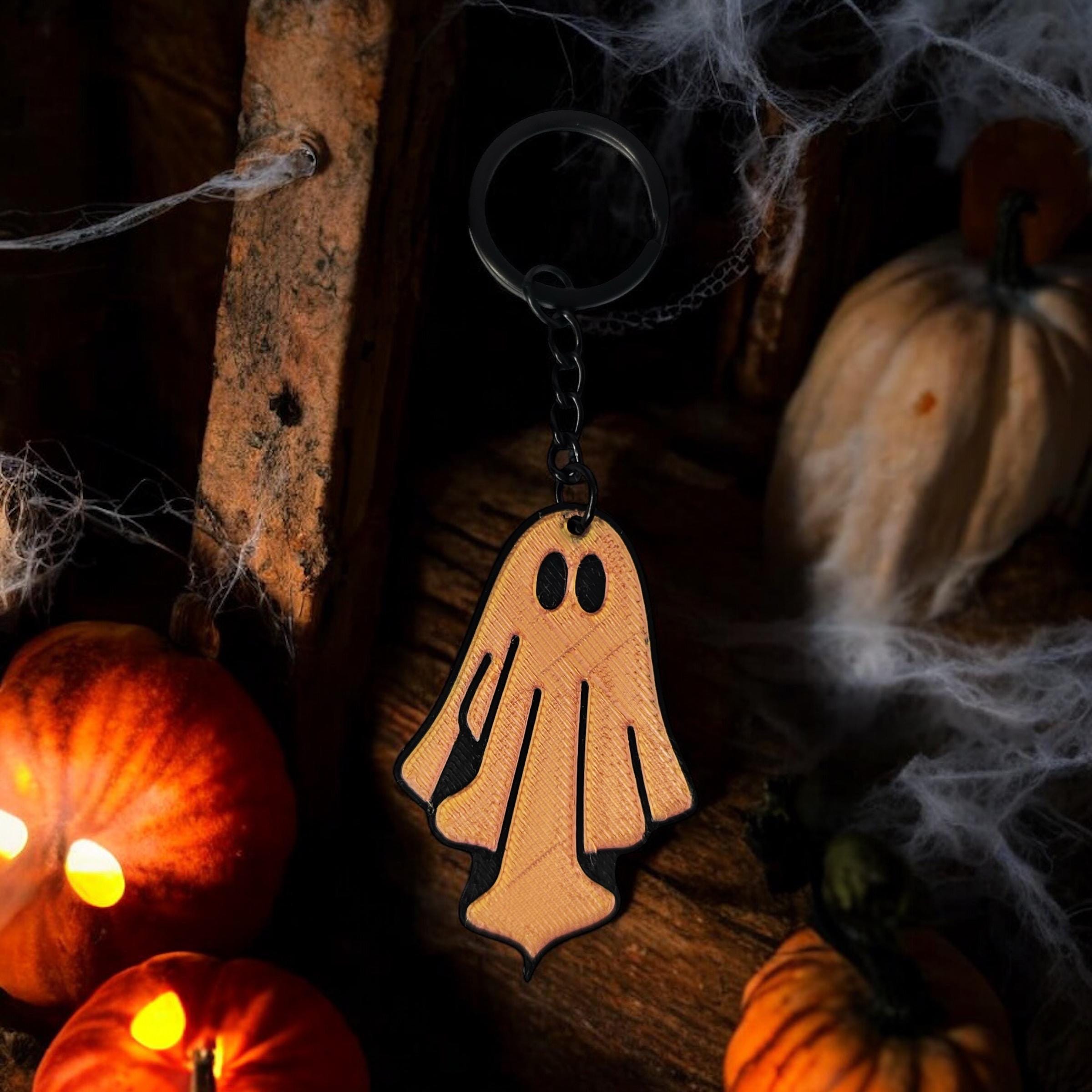 Haunted Ghost Keychain - 3D Printed Spooky Specter - Paranormal Bag ...