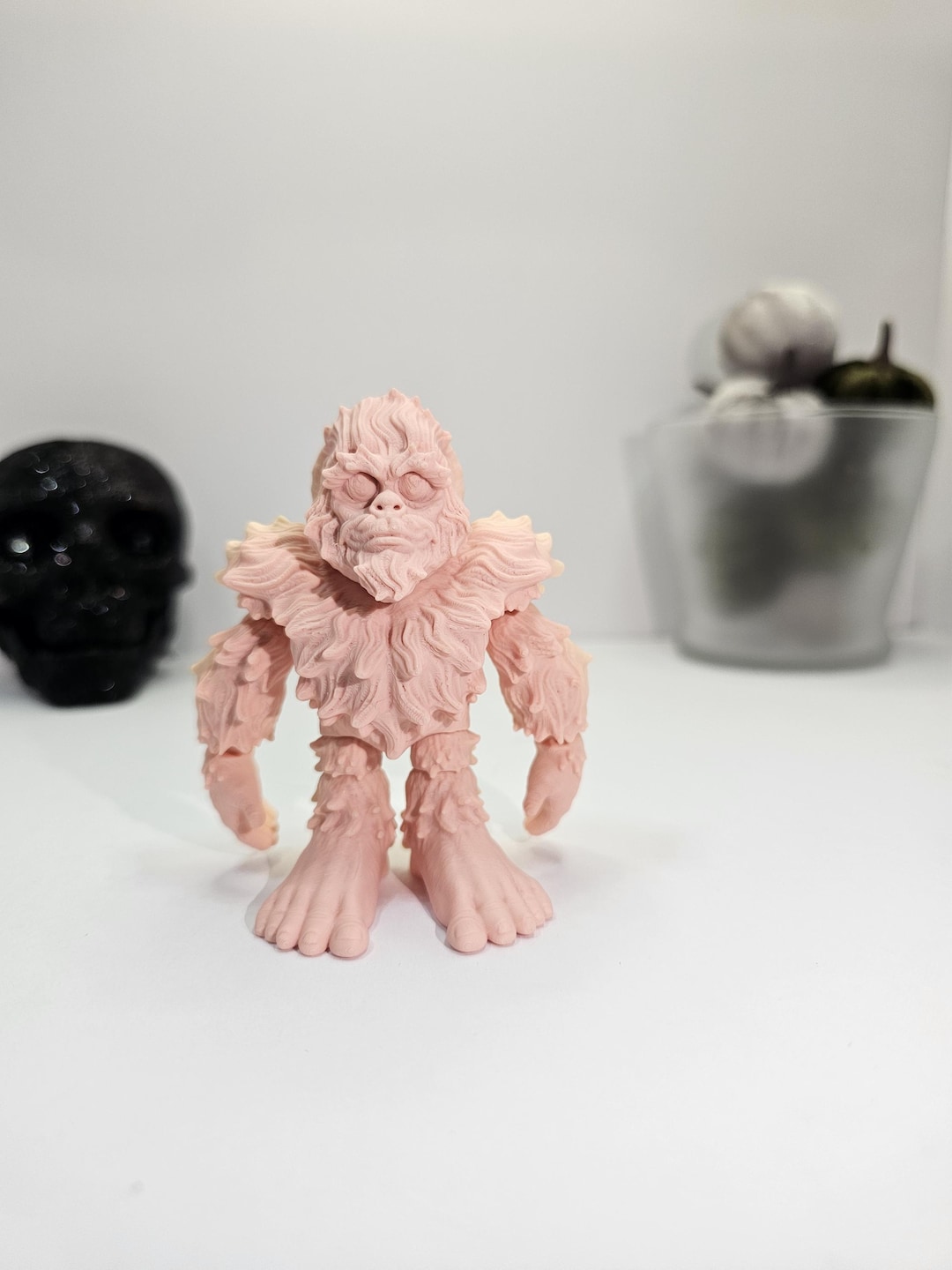 3D Printed Articulated Bigfoot 3.5 Inch Cryptid Figure, Fun Desk Toy ...