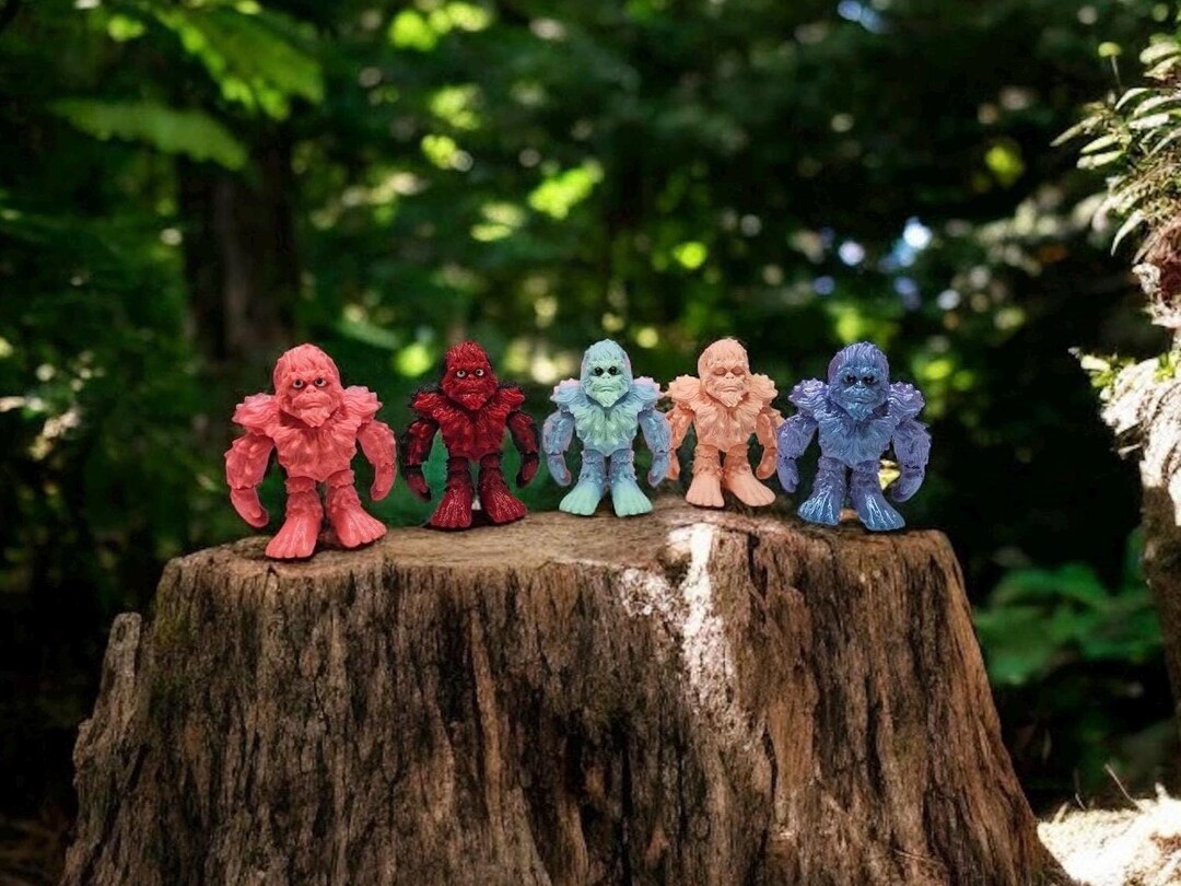 Articulated Bigfoot Figurine – 3D Printed Cryptid Collectible ...