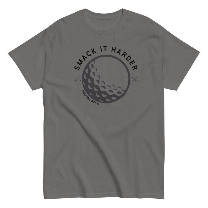 Smack It Harder Funny Golf Tee Shirt - Golf Gifts for Him - Golf Joke ...