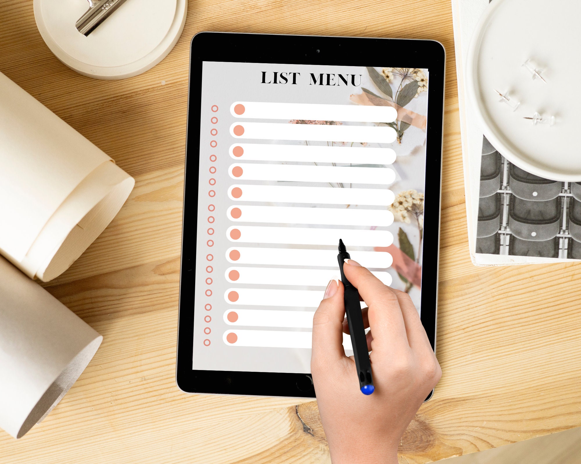Editable Restaurant Menu Planner: Streamline Your Food Selection ...
