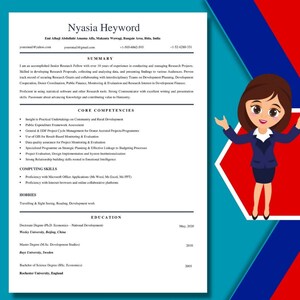 Clean Comprehensive Resume Template, Word Resume File, Professional ...