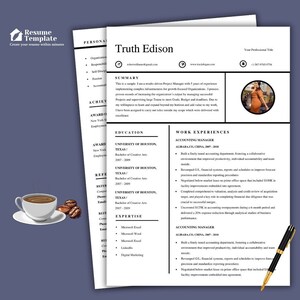 Well-structured Resume Template, ATS Compliant Resume Template ...