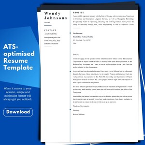 Ats-optimized Resume Template, Well-structured Resume Template ...