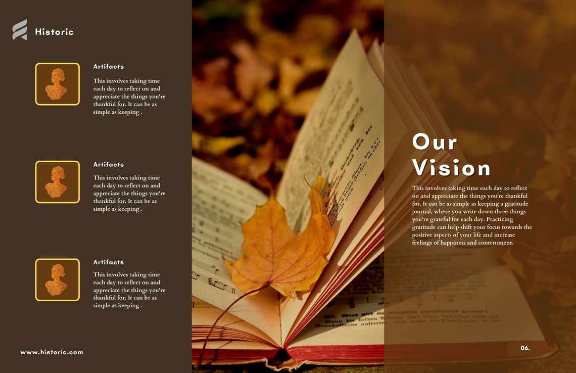 Unique Canva Brochure Template for Any Industry, History Brochure ...
