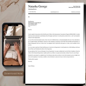 Clean Comprehensive Resume Template, Word Resume File, Professional ...