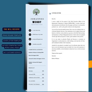 Resume Template Word, Smart Resume Template, Resume Design, Download ...