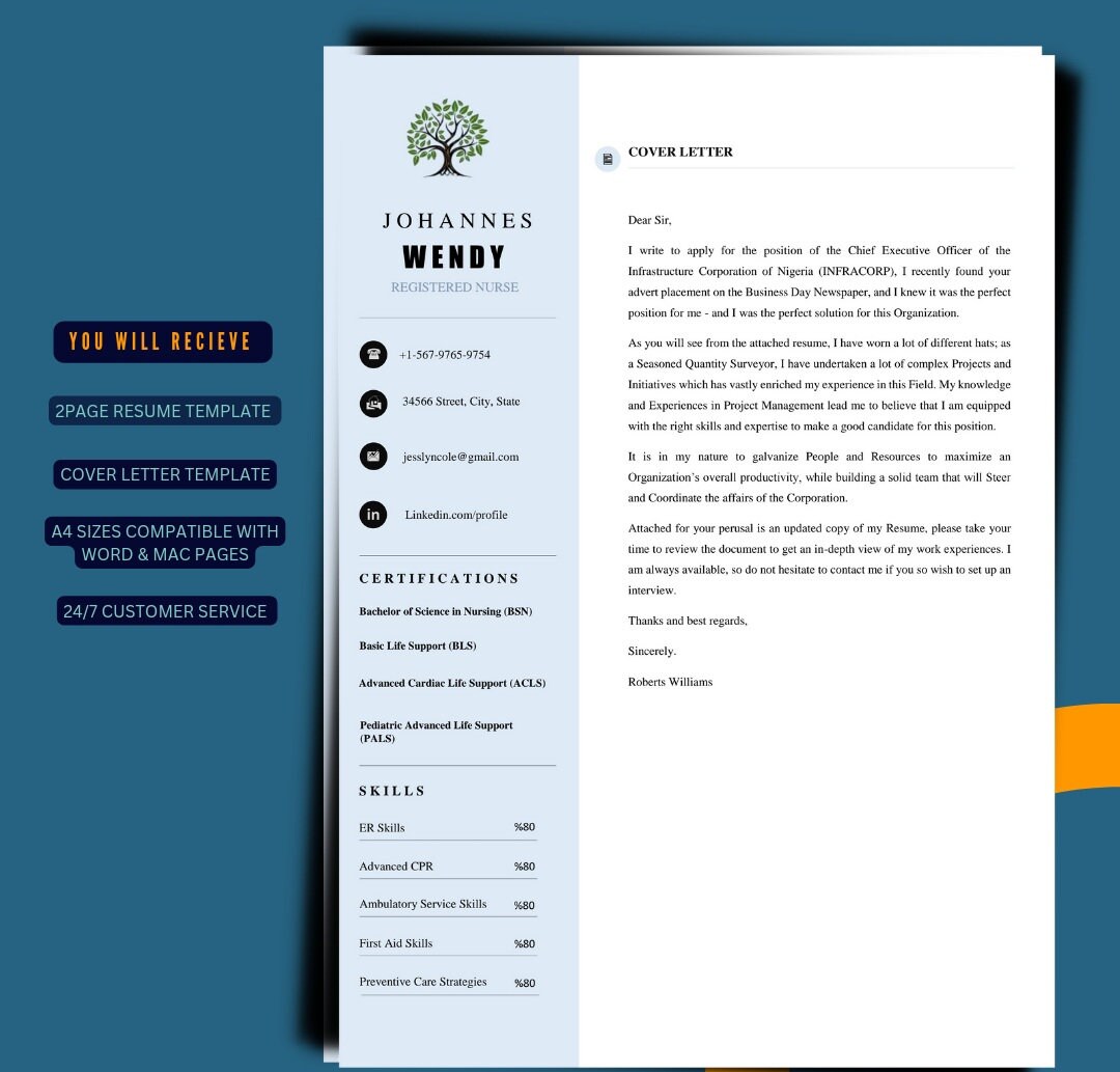 Resume Template Word, Smart Resume Template, Resume Design, Download ...