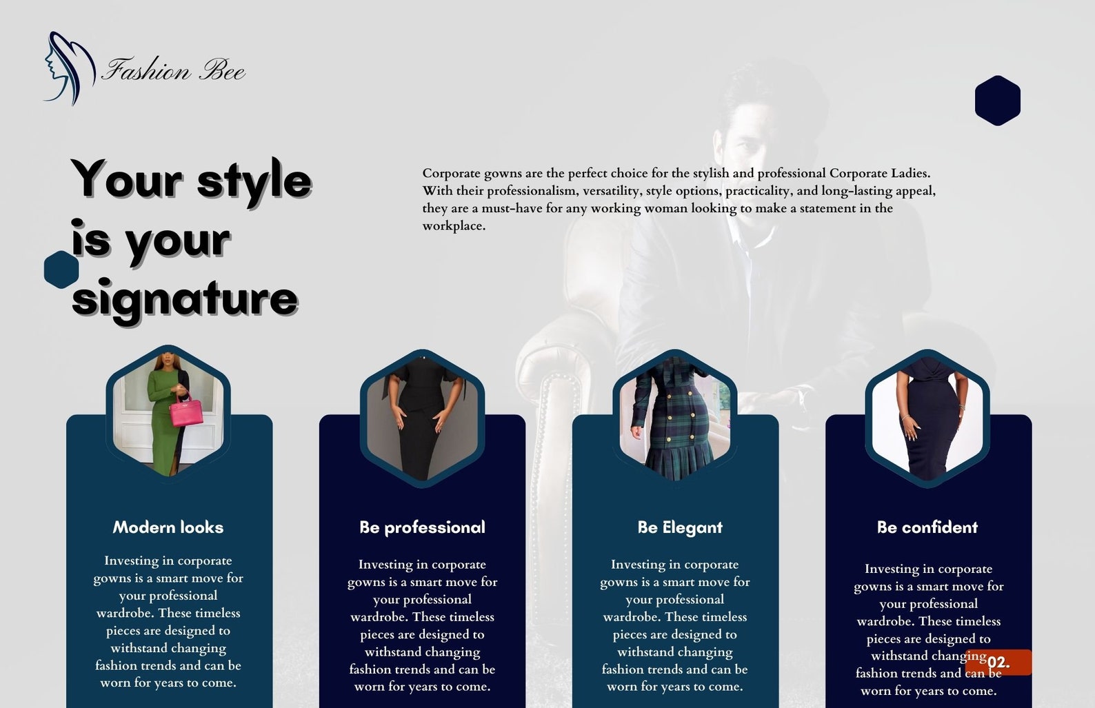 Canva Corporate Branding Profile Template, Unique Business Profile ...