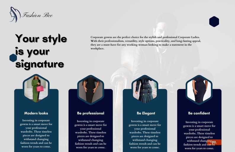 Canva Corporate Branding Profile Template, Unique Business Profile ...