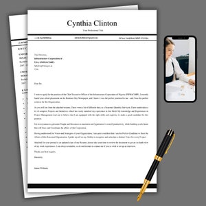 Minimalist Smart Resume Template in Word Format, Quick Edit Resume ...