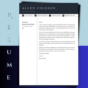 Professional DIY Resume Template, Create Your Resume With Ease, High ...
