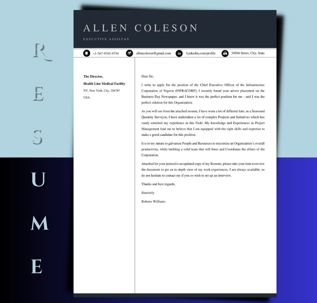 Professional DIY Resume Template, Create Your Resume With Ease, High ...