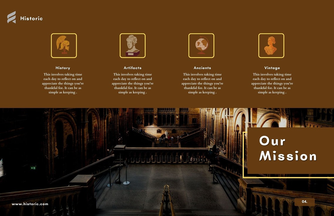 Unique Canva Brochure Template for Any Industry, History Brochure ...