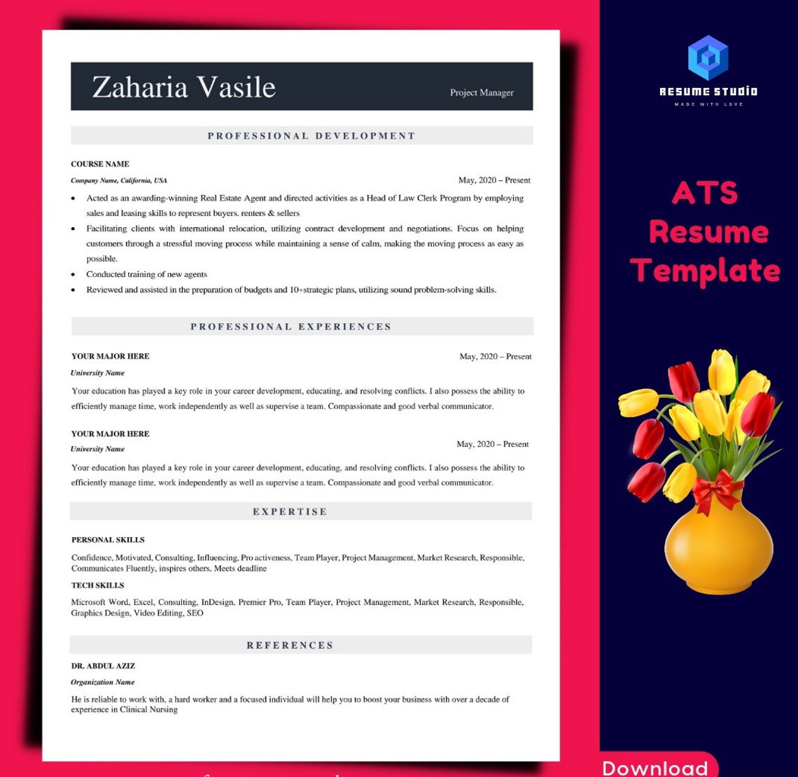 Resume Builder Template, Create Professional Resume Within Minutes ...