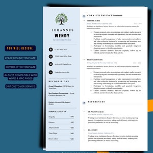 Resume Template Word, Smart Resume Template, Resume Design, Download ...