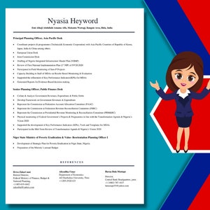 Clean Comprehensive Resume Template, Word Resume File, Professional ...