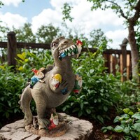 SPONGEBOB SQUAREPANTS Cartoon Inspired Handmade Recycled Metal Statue ...
