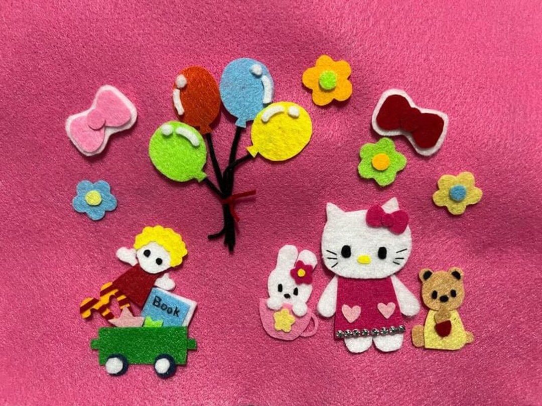 Handmade Felt Hello Kitty Photo Frame - Etsy