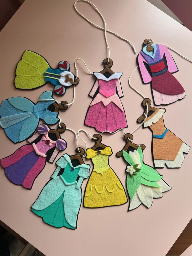 Disney Princesses Garland - Etsy