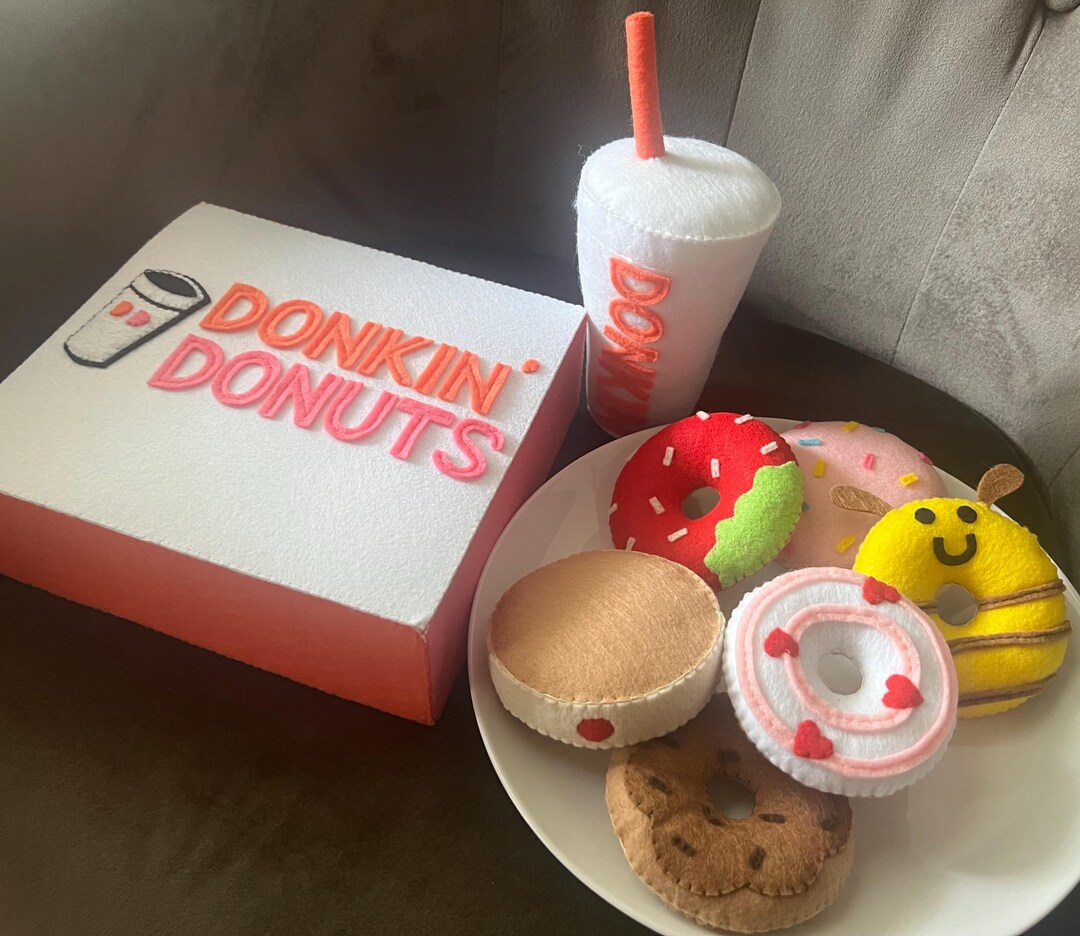 Donut Set Pretend Play Food Set W/box - Etsy