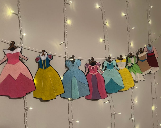 Disney Princesses Garland - Etsy