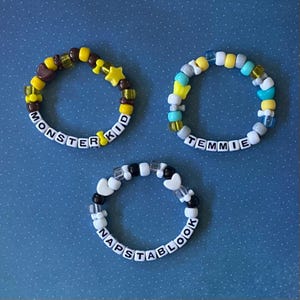 Undertale Inspired Handmade Character Kandi Bracelets - Etsy