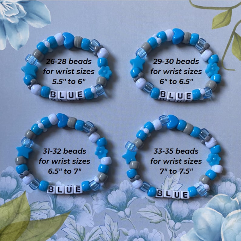 Undertale AU Inspired Handmade Character Kandi Bracelets Custom AU ...