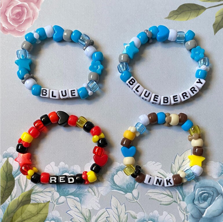 Undertale AU Inspired Handmade Character Kandi Bracelets Custom AU ...