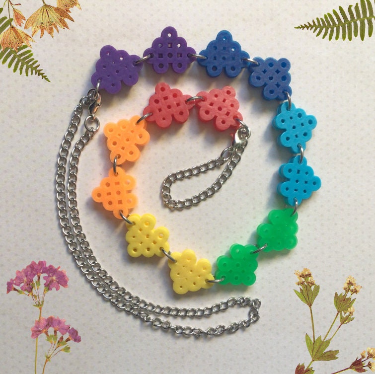 Undertale Human Soul Inspired Melted Bead Belt Loop Chain - Etsy