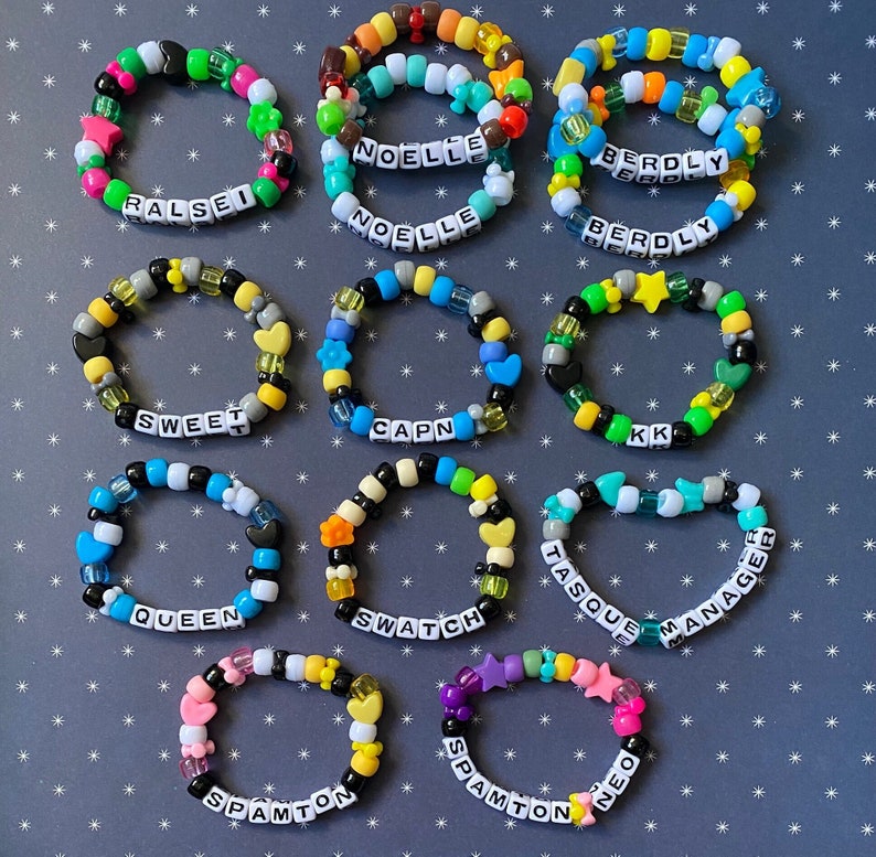 Deltarune Chapter 2 Inspired Handmade Character Kandi Bracelets - Etsy