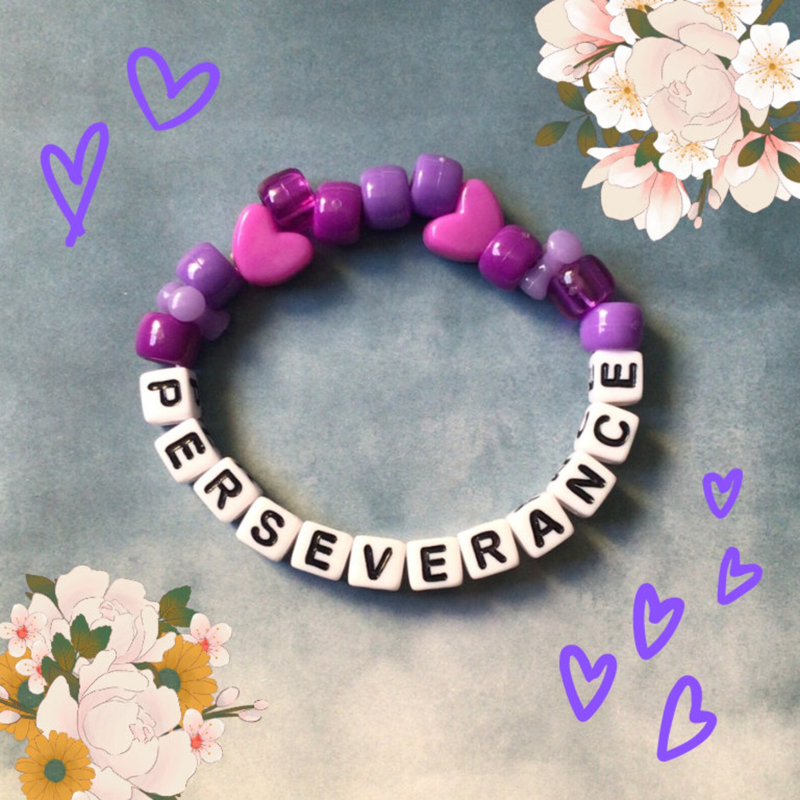 Undertale Human Soul Inspired Handmade Kandi Bracelets - Etsy