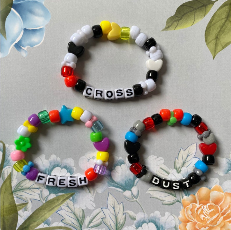 Undertale AU Inspired Handmade Character Kandi Bracelets Custom AU ...