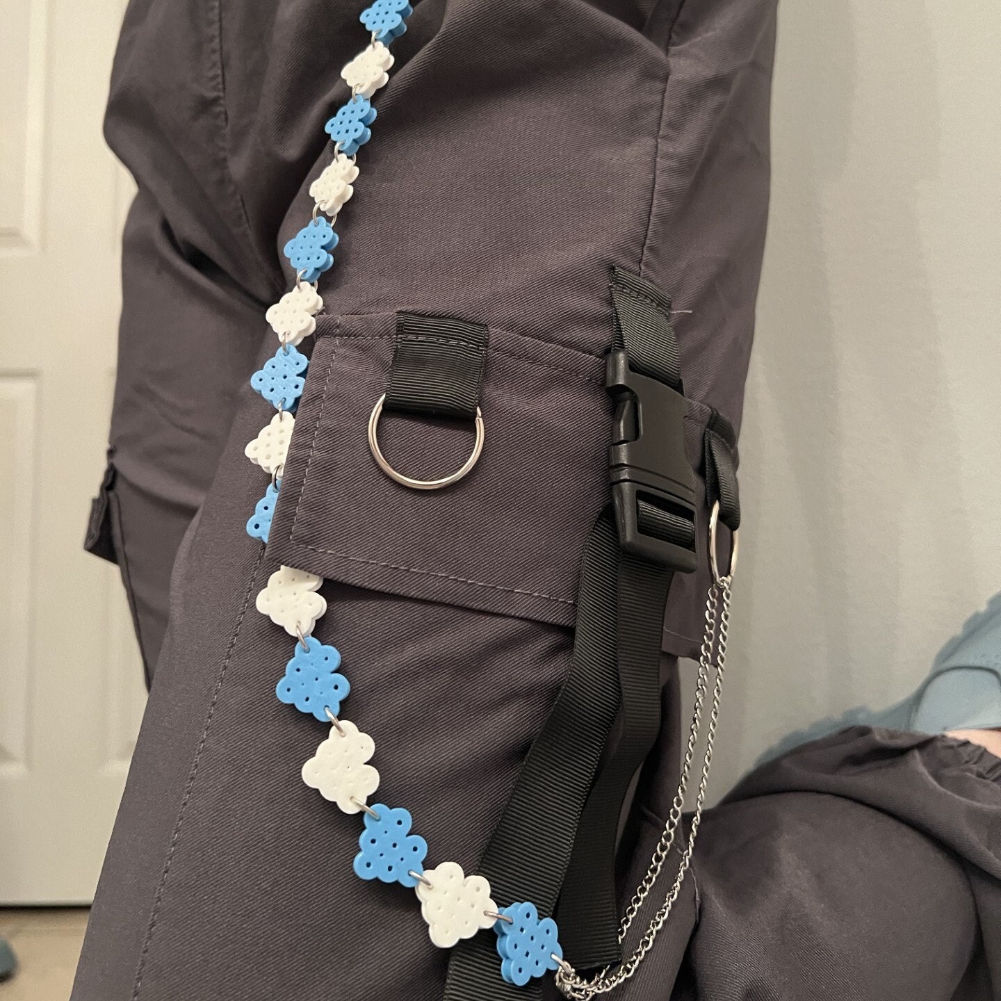 Undertale Sans Inspired Melted Bead Belt Loop Chain - Etsy