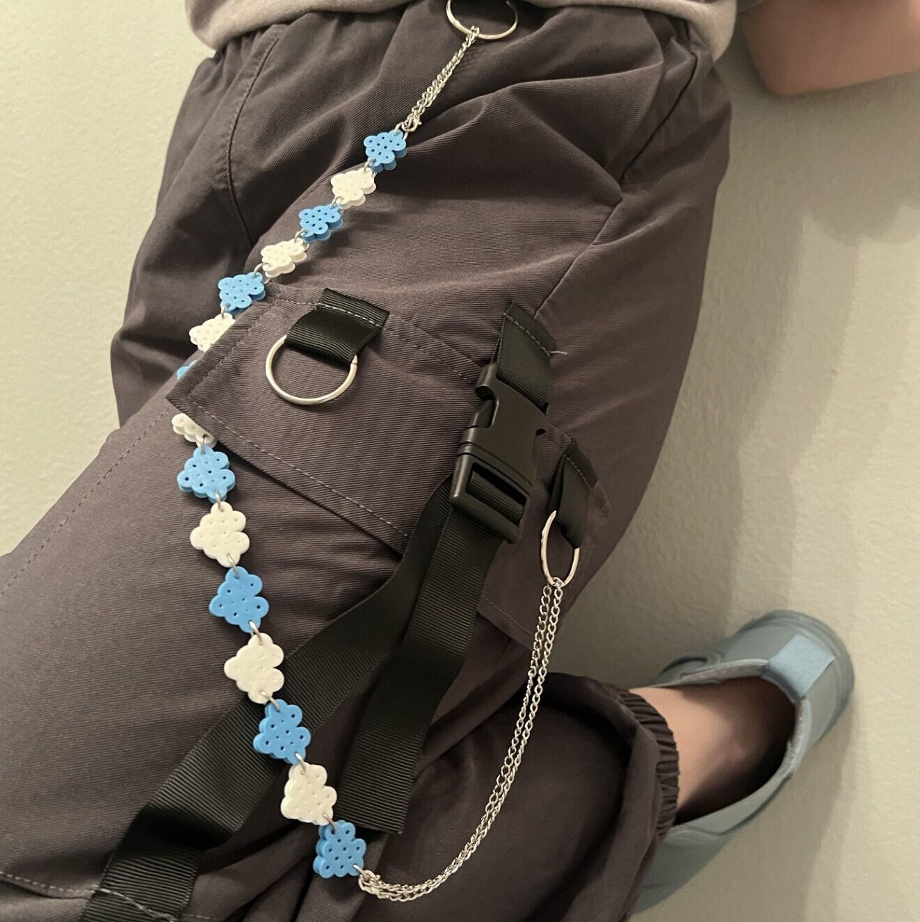 Undertale Sans Inspired Melted Bead Belt Loop Chain - Etsy