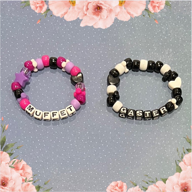 Undertale Inspired Handmade Character Kandi Bracelets - Etsy