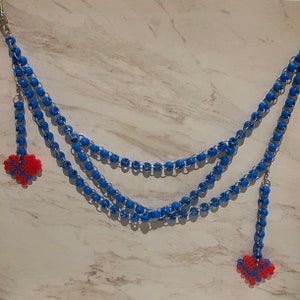 FINAL RESTOCK: Error Sans Inspired Pony Bead & Melted Bead Belt Loop ...