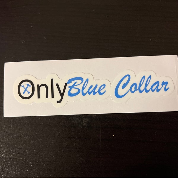 Blue Collar Stickers - Etsy