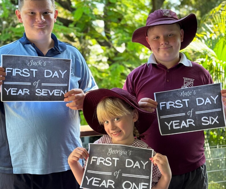 Year 1 First Day of School Printable for Australian Schools - Etsy ...