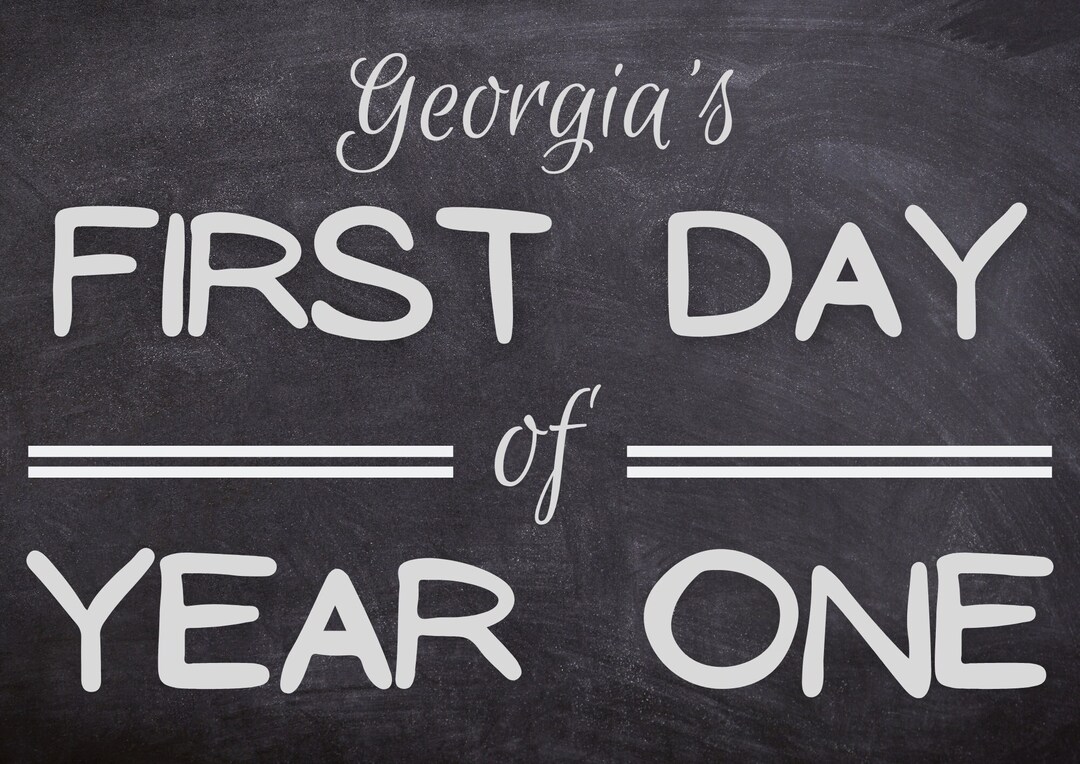 Year 1 First Day of School Printable for Australian Schools - Etsy ...