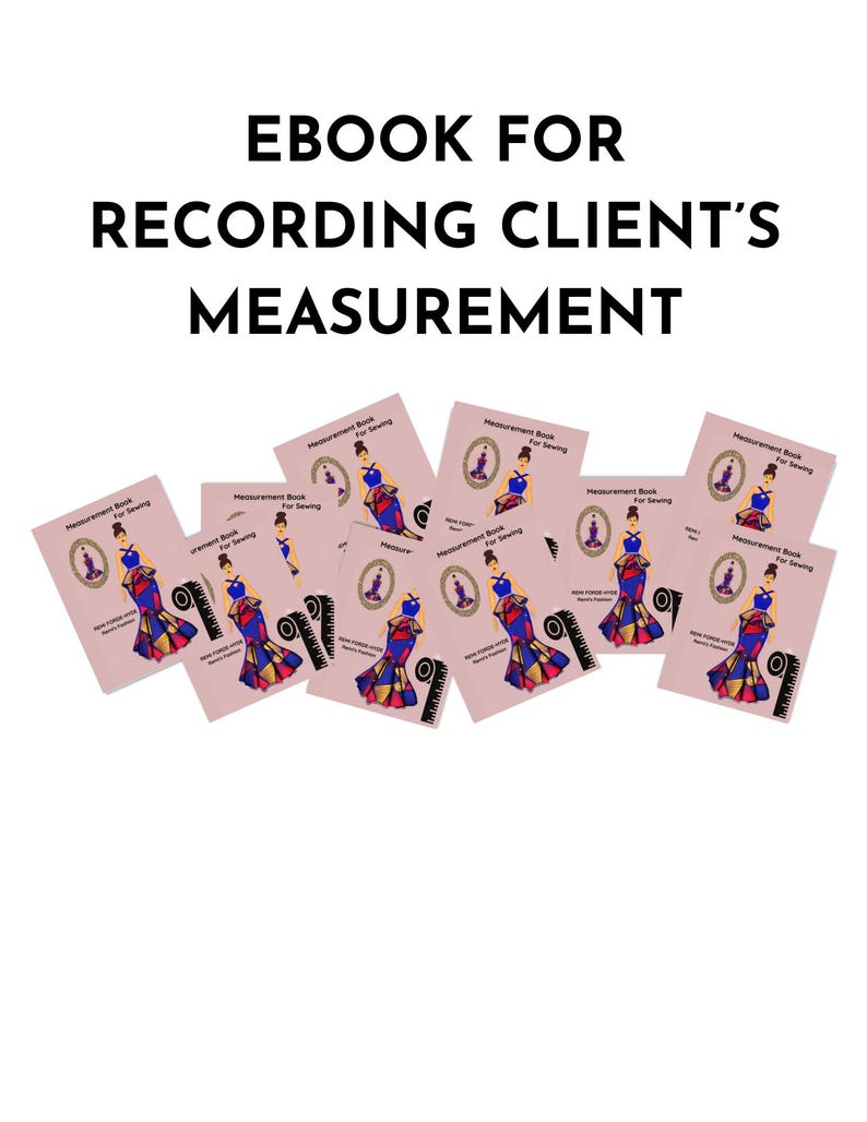 Sewing Measurement Record Book: Record Measurements for Yourself and ...