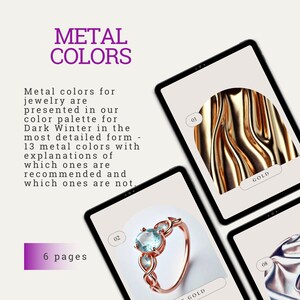 Dark Winter Color Palette. 16-seasons. Guide for Shaded Winter, Deep ...