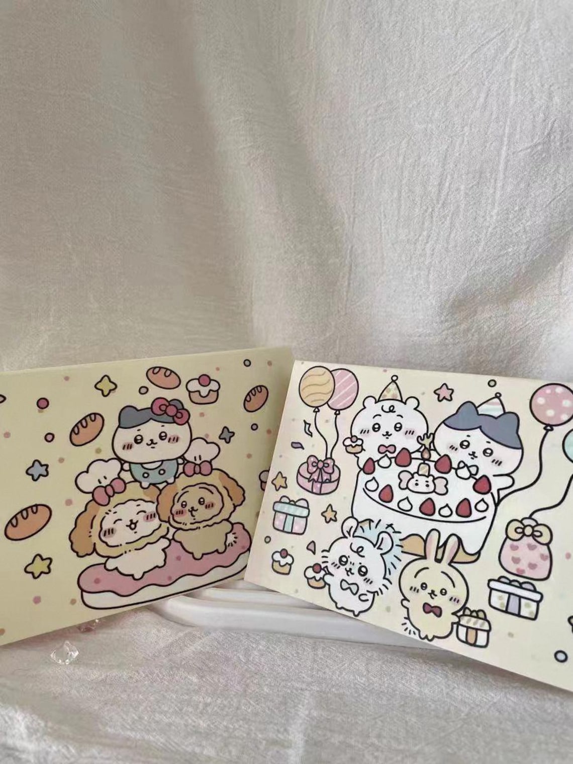 Cute Little Chiikawa Birthday Party and Kitchen Party Greeting Card, 3D ...