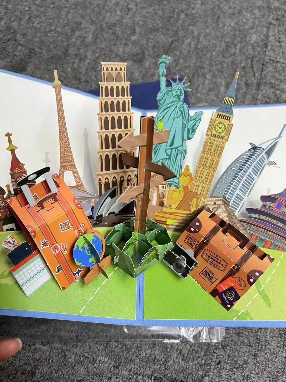 World Travel 3D Cards – Iconic Landmark Greeting Cards - Perfect for ...