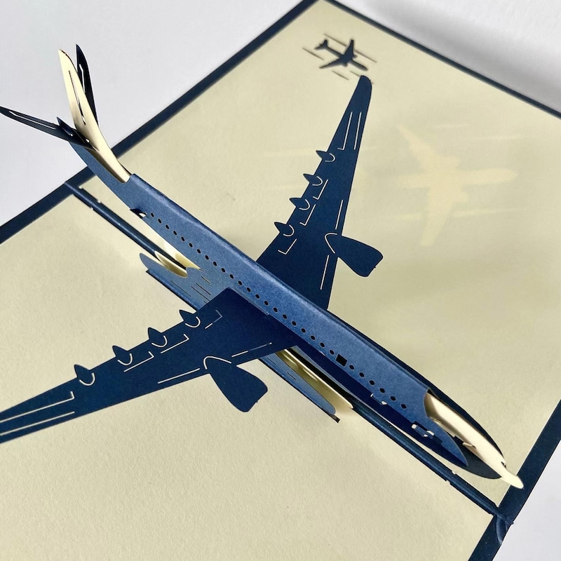 Airplane Card - Etsy