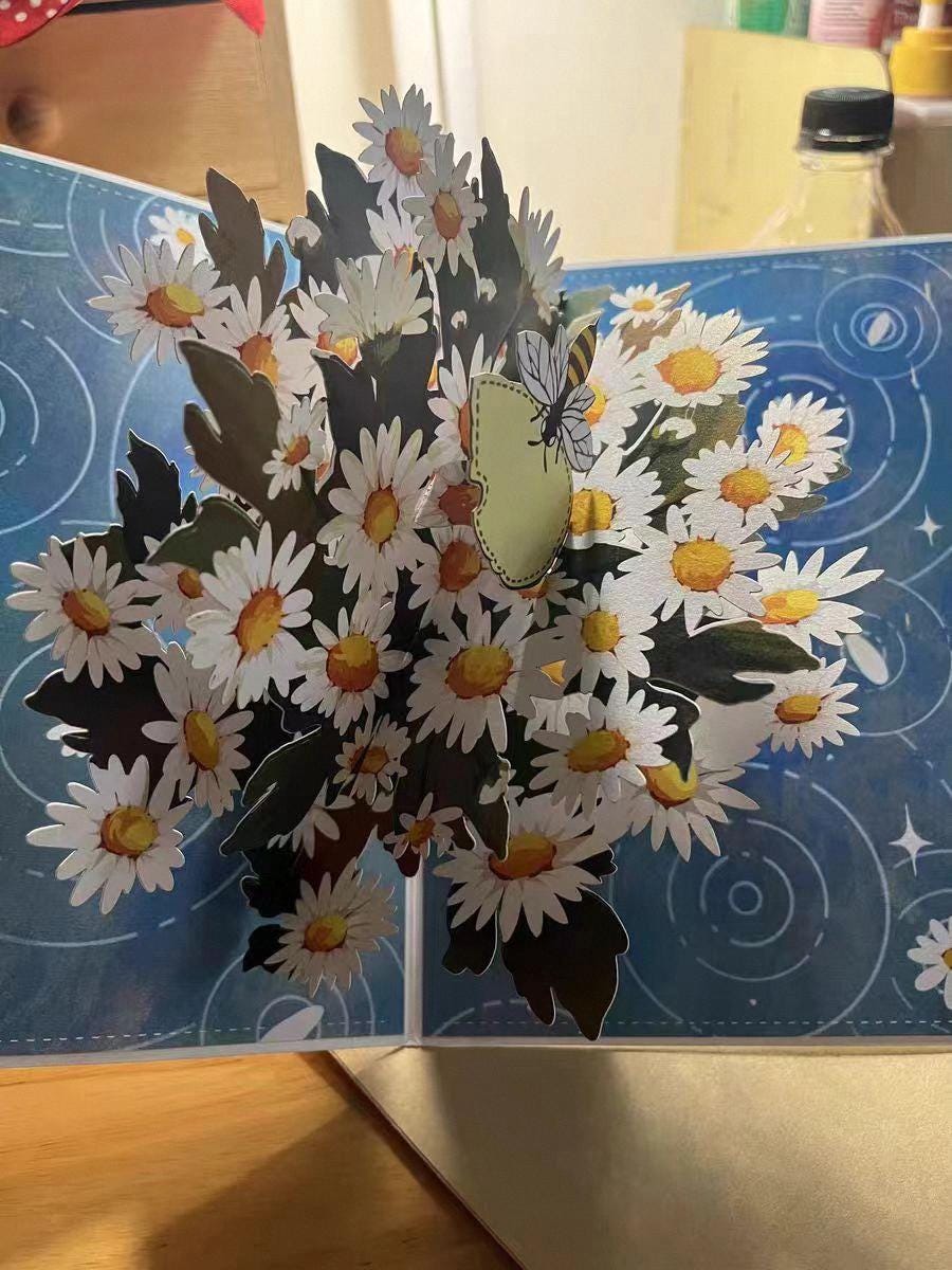 3D Four Leaf Clover Greeting Card - Lucky Three-dimensional Blessing ...
