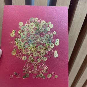 3D Golden Fortune Tree Greeting Card - Deliver Good Luck and Blessings ...