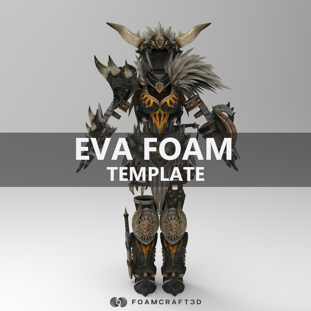 Nergigante Female Monster Hunt Wearable Armor for EVA Foam Material PDF ...