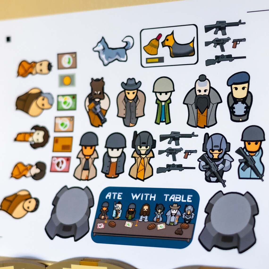 Rimworld Sticker Holy Supper, Ate With Table, Rimworld Sticker for ...