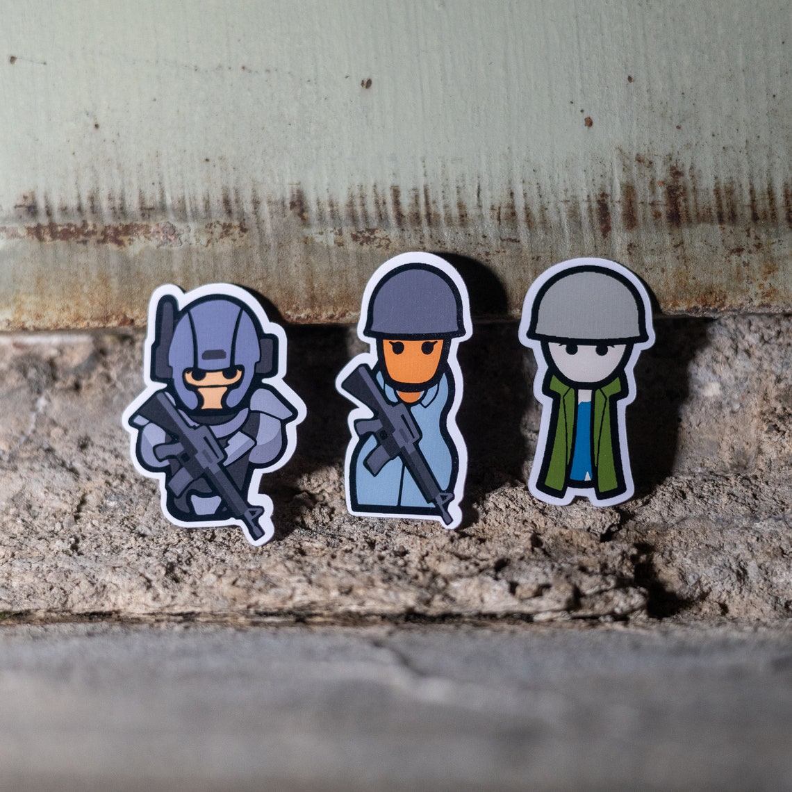 Rimworld Colonist Sticker Pack, 5 Randomized Survivors, Vinyl Sticker ...